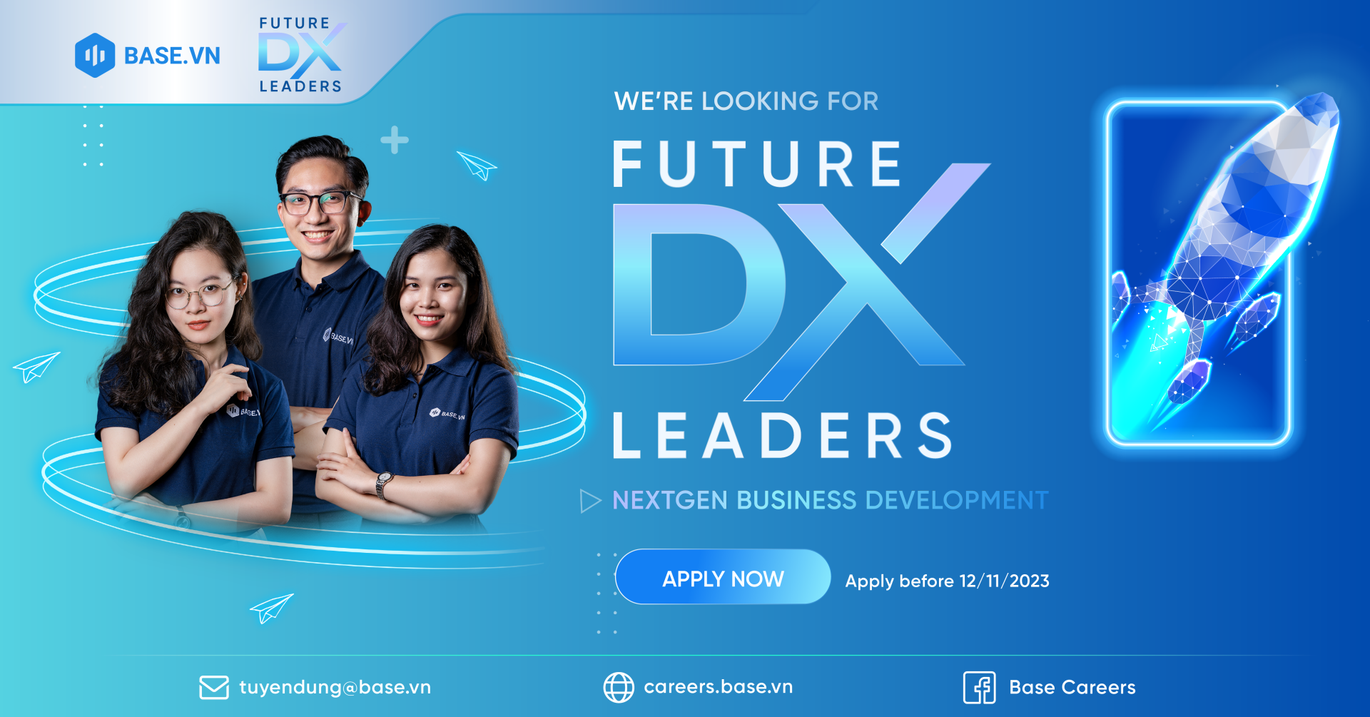 [HN] Base.vn Tuyển Dụng Business Development (Sales IT B2B, Fresher-Junior), Customer Support ...